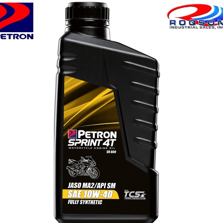 Petron Sprint 4T SR800 Fully Synthetic Motorcycle Oil SAE 10W-40 1 ...