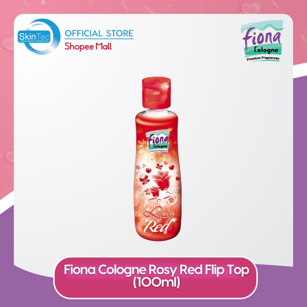 Fiona Cologne Rosy Red Flip Top (100ml) | Shopee Philippines
