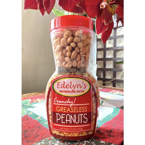 PEANUT - Edelyn’s Greaseless Peanuts 300g | Shopee Philippines