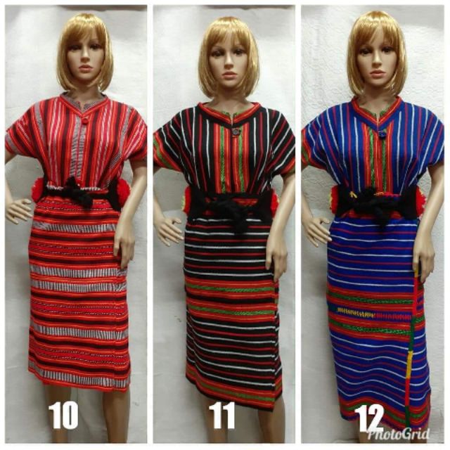IGOROT COSTUME BLOUSE AND TAPIS SET OR SOLD SEPARATELY | Shopee Philippines