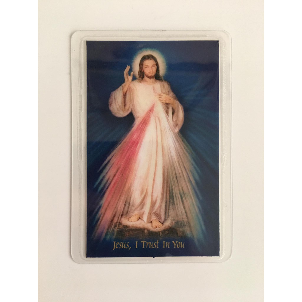 Divine Mercy Image Hyla Pocket Prayer Card | Shopee Philippines
