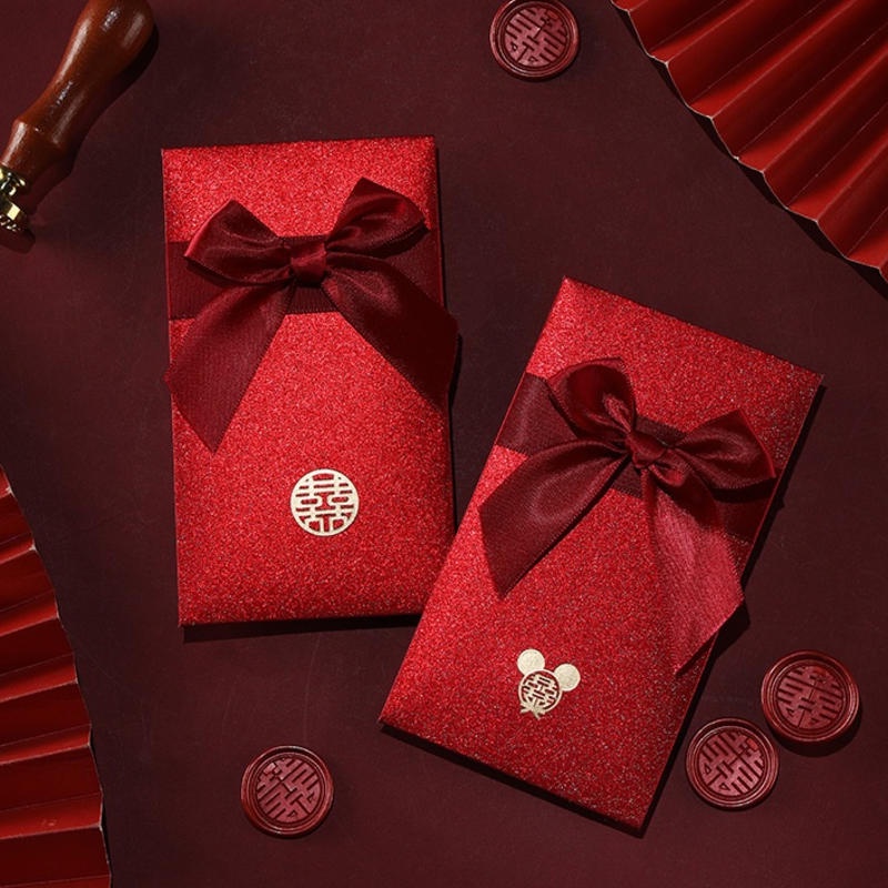 2pcs Wedding Red Packet Angpao Packet Gold Cute Angpow Pouch Chinese ...