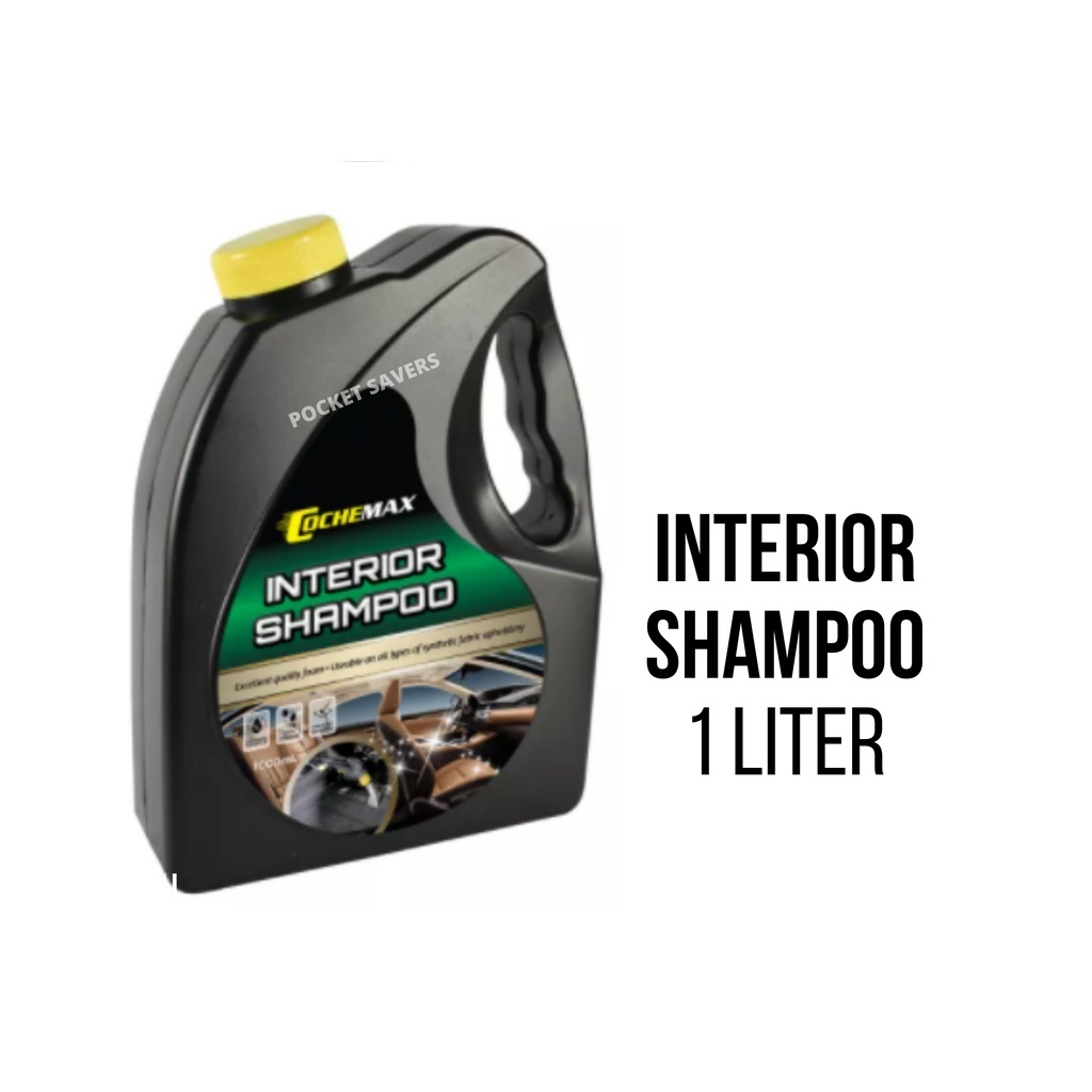 COCHEMAX Premium Interior Shampoo 1 Liter (Carpet, Upholstery, Vinyl ...