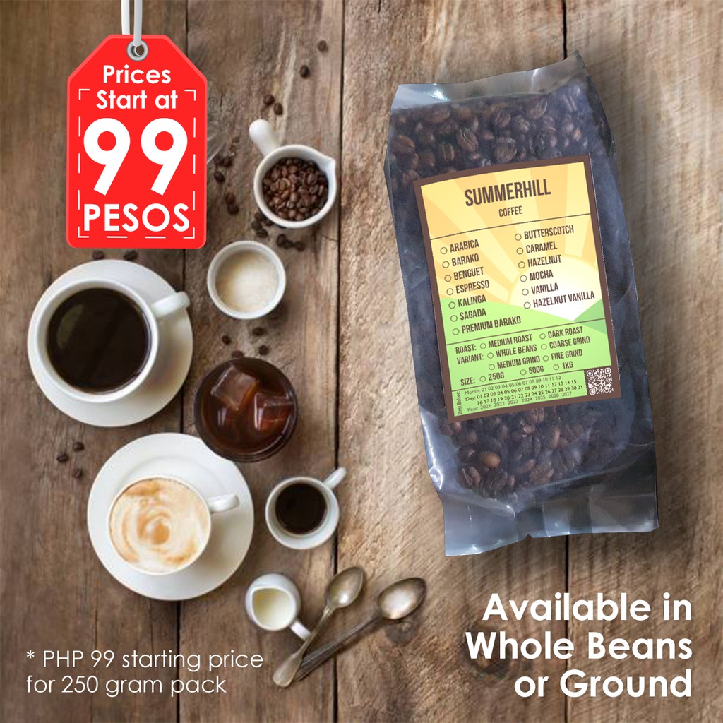 Benguet Coffee Blend - Whole Beans / Ground - Wholesale - Summerhill ...