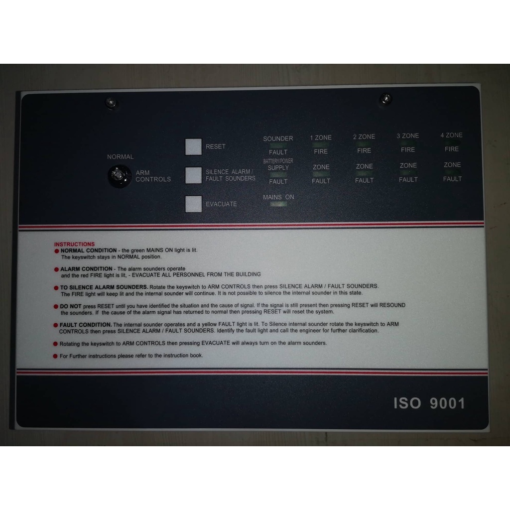 Fire Alarm Control Panel FACP 2 Zone Conventional FREE Battery | Shopee ...