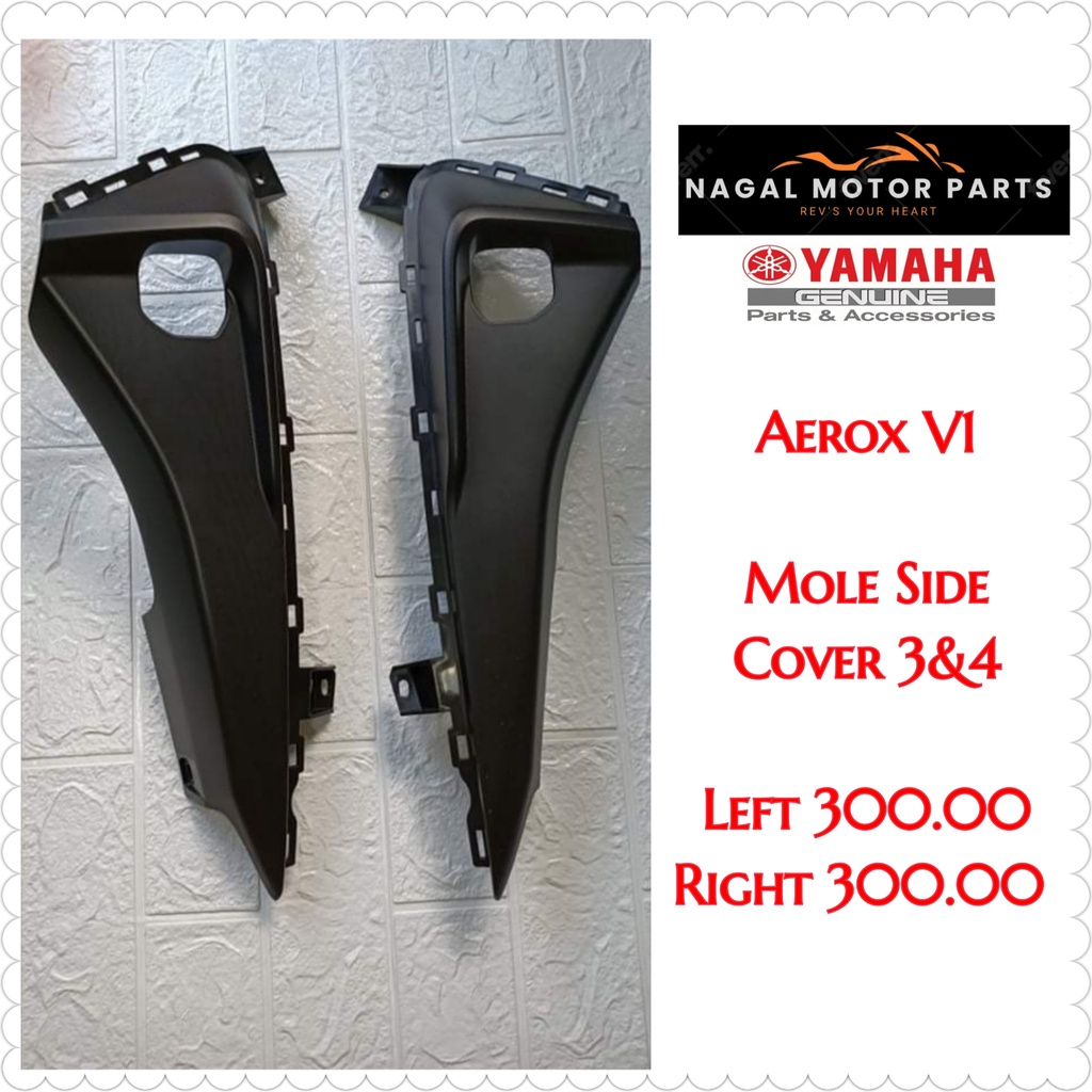 MOLE SIDE COVER 3&4 FOR AEROX V1 YAMAHA GENUINE PARTS | Shopee Philippines