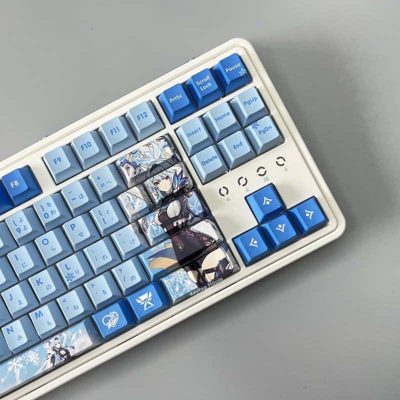 Eula Keycap Cherry Profile Genshin Impact Theme Anime PBT Dye Sub ...