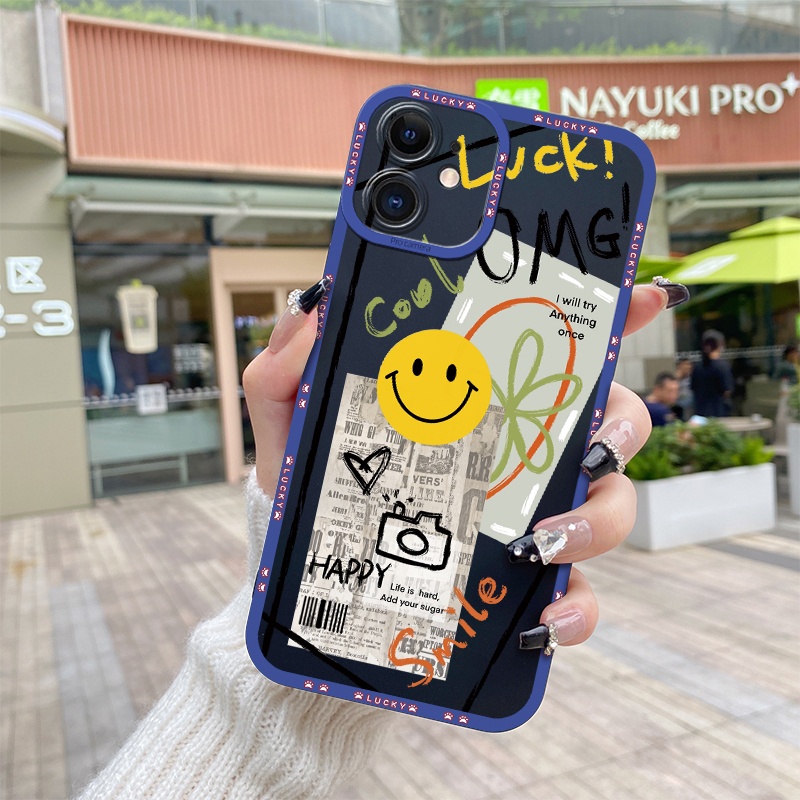 For iPhone 11 11 Pro Max Case New Design Thin Emoticon Shockproof ...