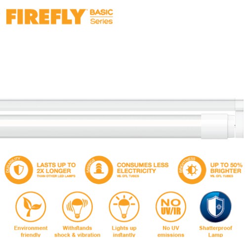10 sets Firefly Basic Series Light Emitting Diode LED T8 Tube & Box ...