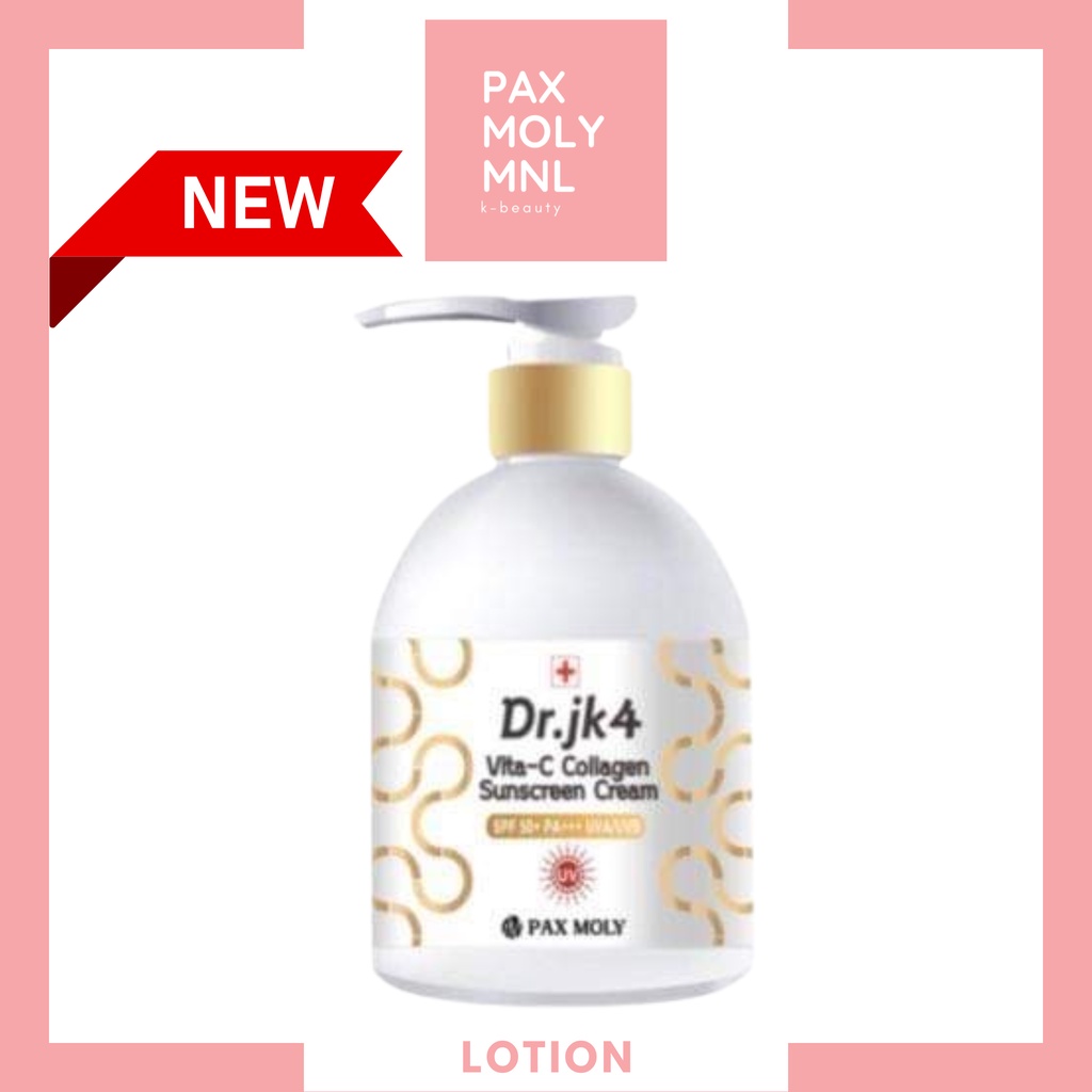 Pax Moly Dr. JK4 Vita-C Collagen Sunscreen Cream 200ml | Shopee Philippines