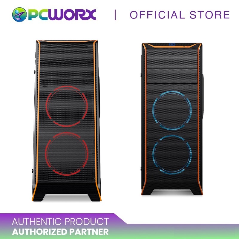 Trendsonic Thor TH06A Led Fan Tempered Glass ATX Case | Shopee Philippines