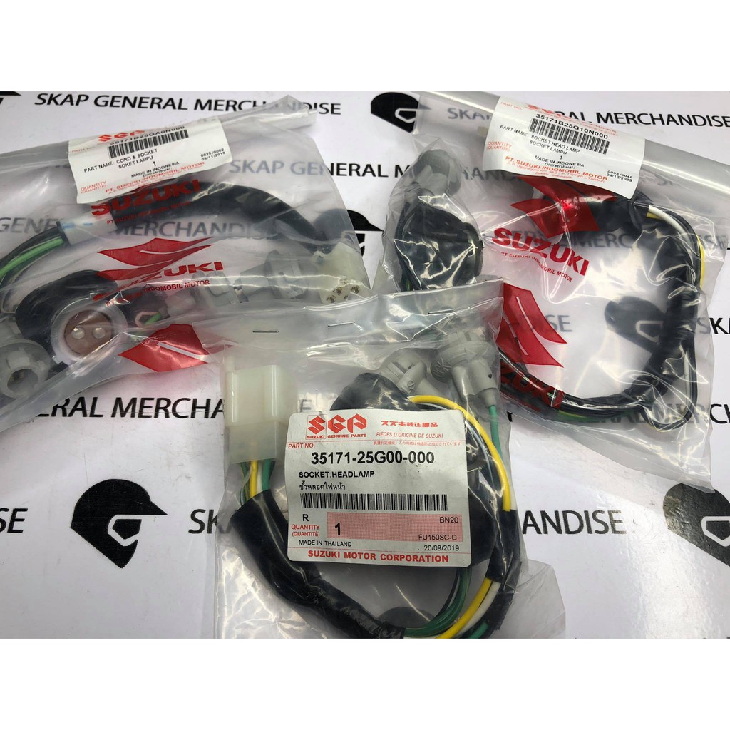 SGP - SOCKET, HEADLIGHT / HEADLAMP ( CORD & SOCKET ) - RAIDER 150 35171 ...