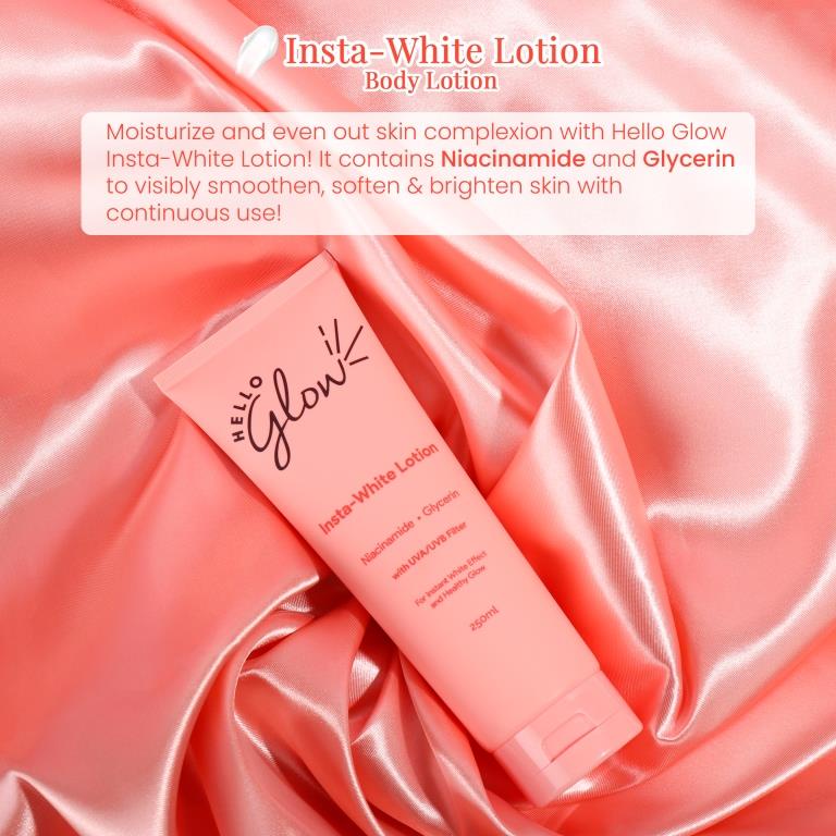 Hello Glow Insta White Lotion 250ml | Shopee Philippines