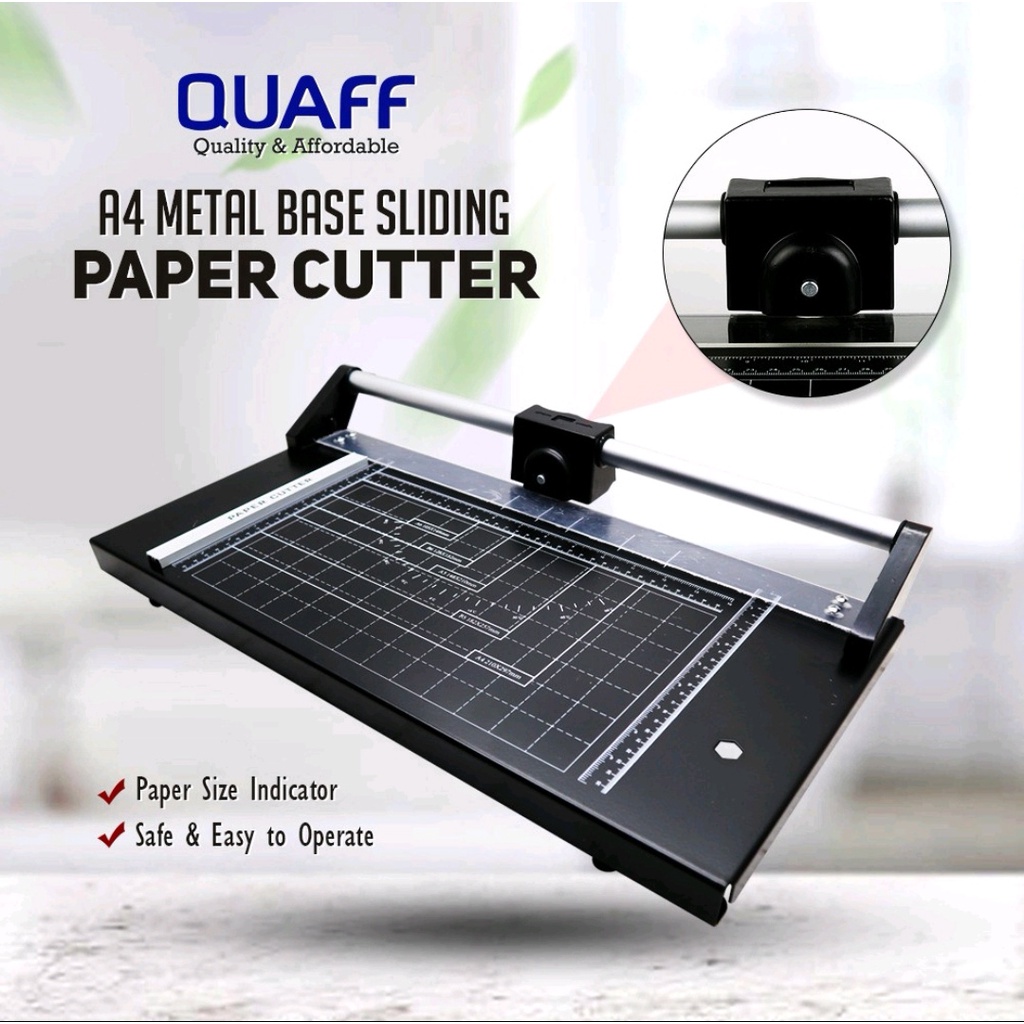 QUAFF Sliding Cutter Heavy-duty A4 / A3 Size | Shopee Philippines