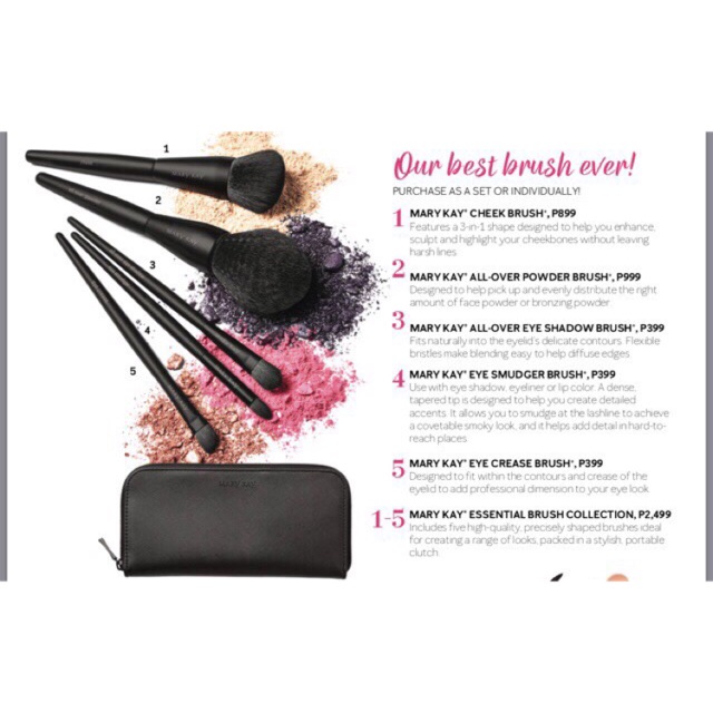 Mary Kay Makeup Brush Set | Saubhaya Makeup