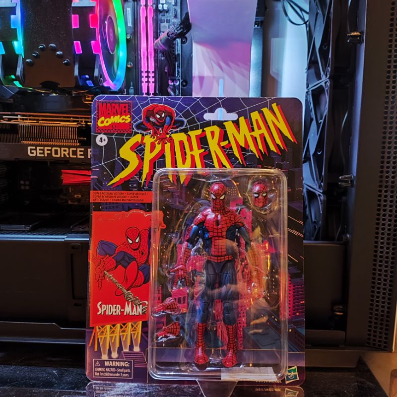 Marvel Legends retro Spider-Man classic KO Hasbro action figure ...