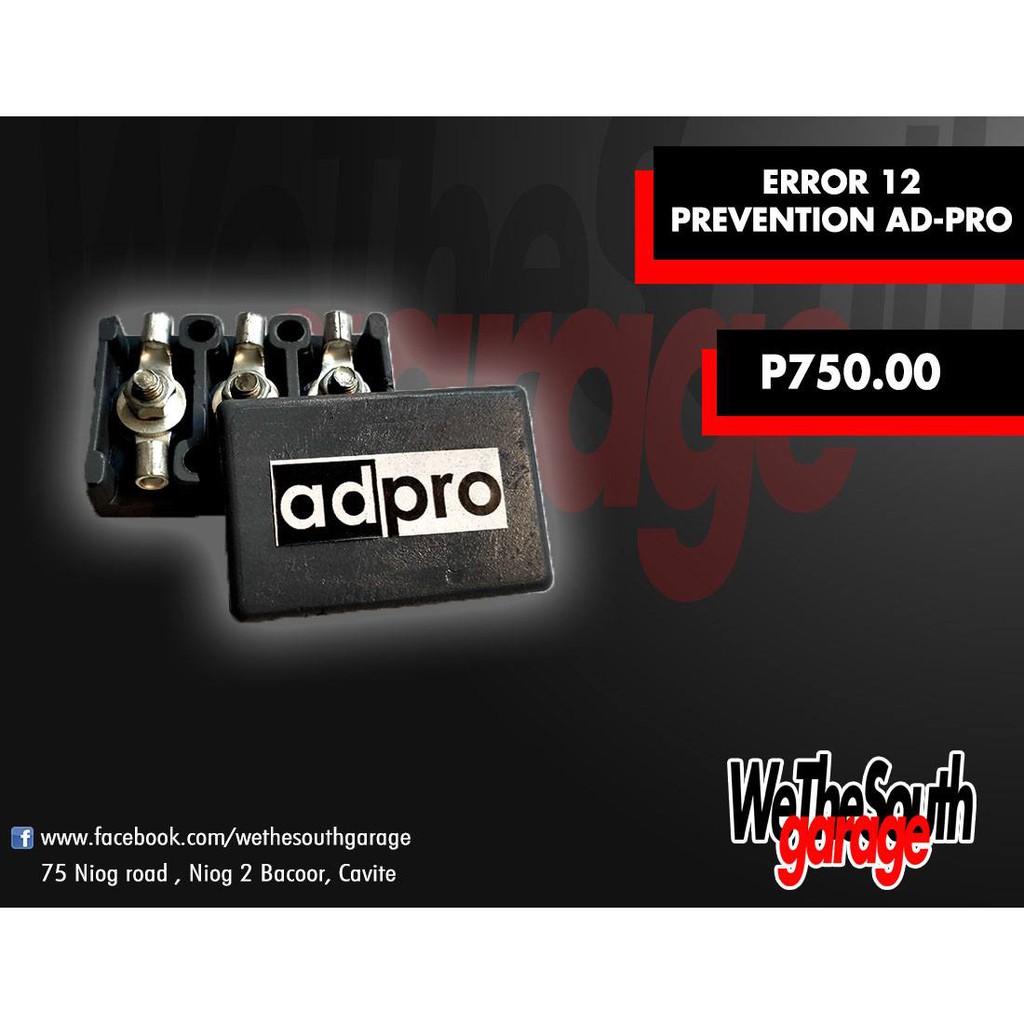 Aerox Error 12 Prevention ADPRO Shopee Philippines