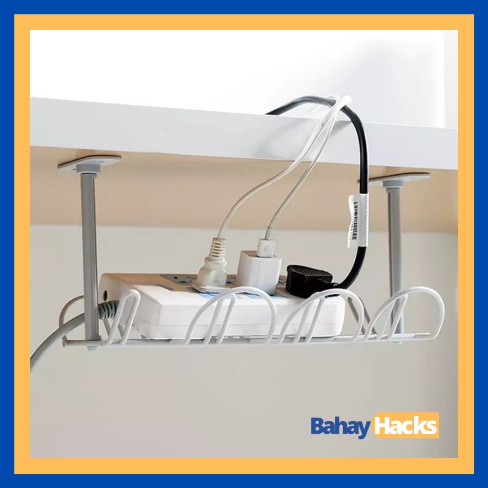 BAHAYHACKS Cable Management Tray Organizer Wire Cord Power Charger ...