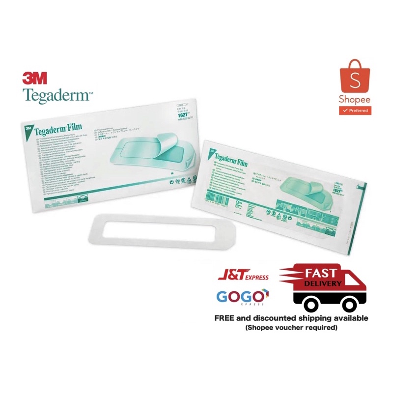 3M Tegaderm 1627 (10x25cm) Waterproof Dressing - CS Bandage 1628 ...