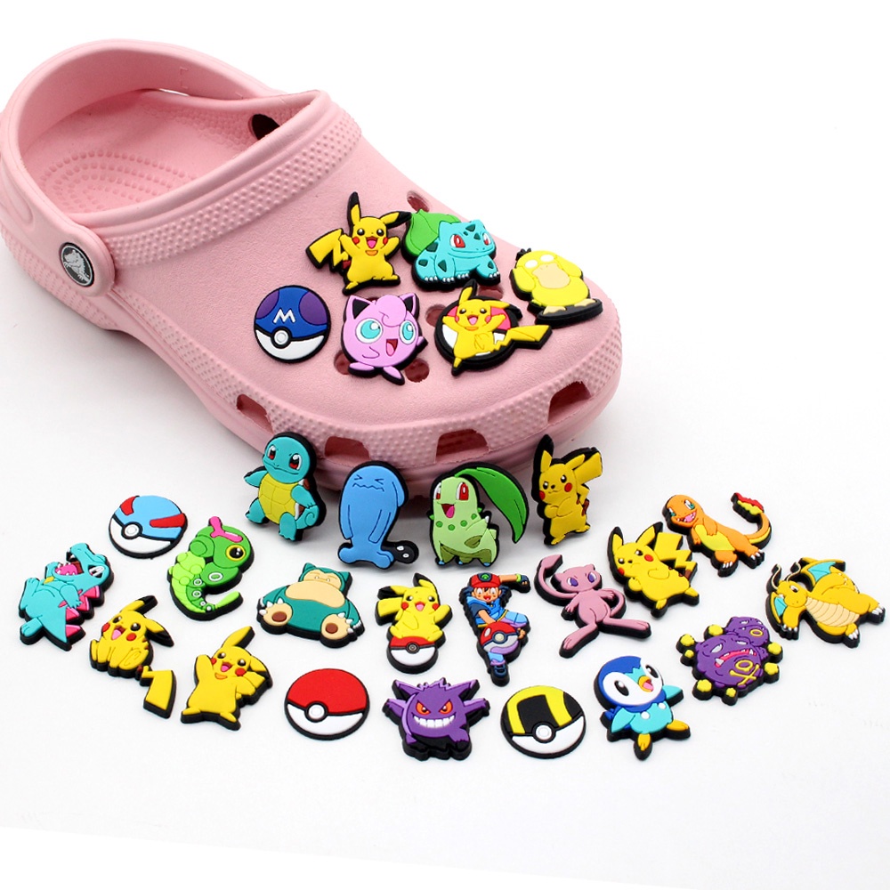 jibbitz Cartoon Pokémon crocs charms Pin DIY Accessories croc shoe ...