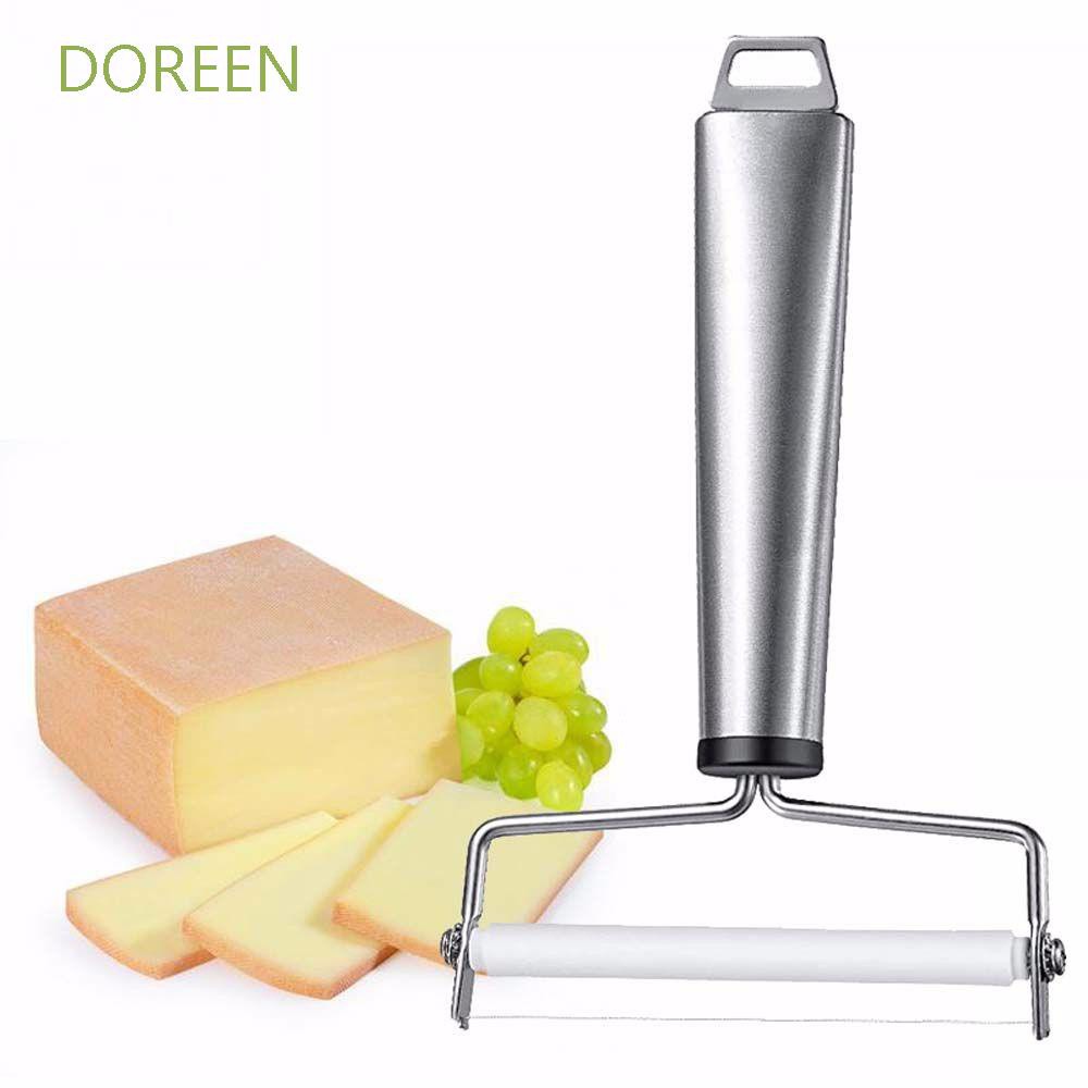 DOREEN Multi-Function Cheese Slicer Home Kitchen Gadget Butter Cutter Stainless Steel Grater ...