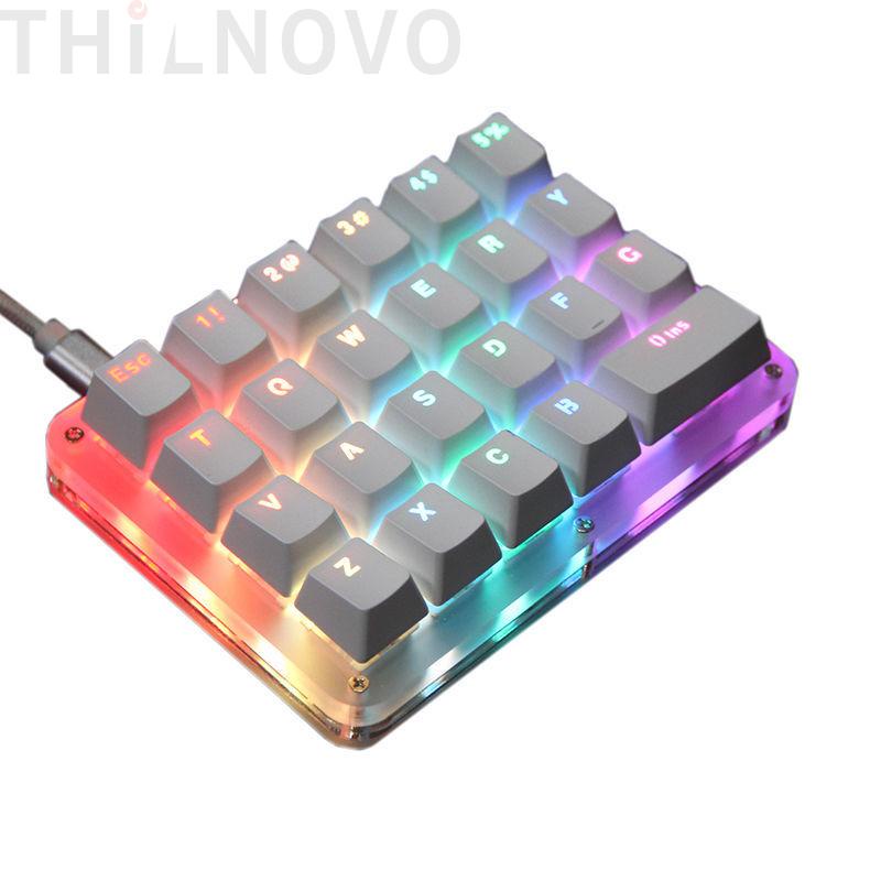 23-key custom macro programming small keyboard one-handed keyboard designer drawing keyboard ...