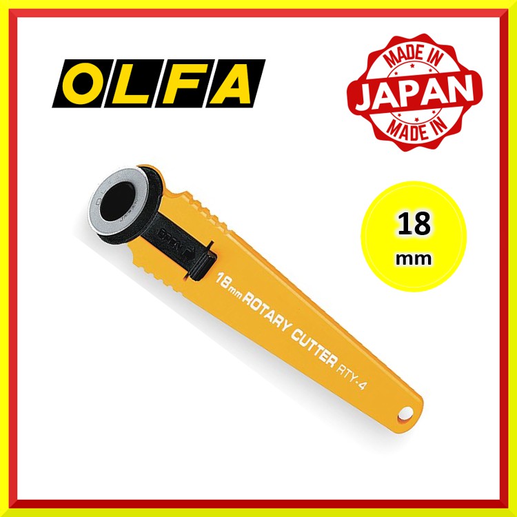 Olfa Rotary Cutter 18mm RTY-4 Made in Japan Original | Shopee Philippines