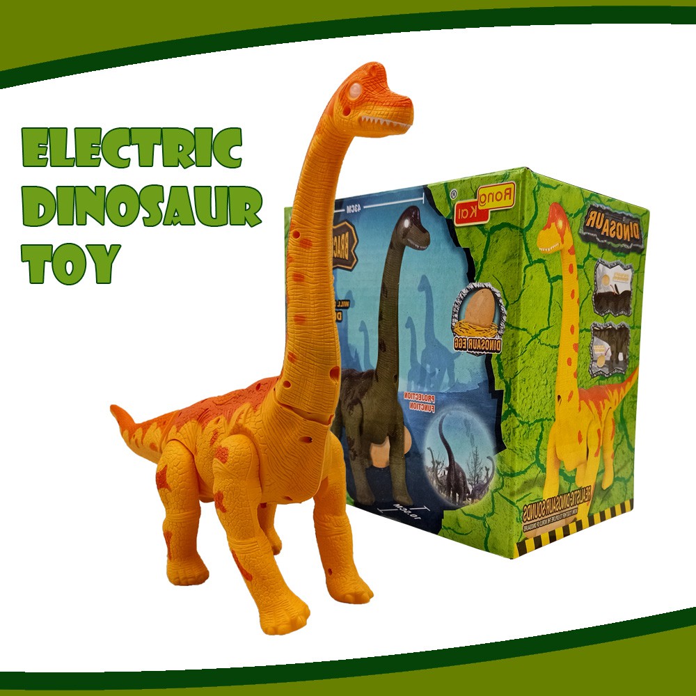 Egg Laying and Walking Robot Brachiosaurus Dinosaur Action figure with ...