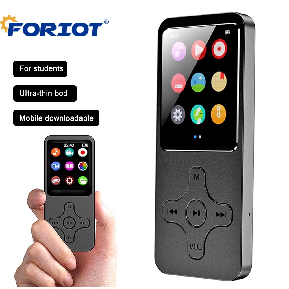 FORIOT Mini MP3 Player Student Music Players Sports Bluetooth External ...