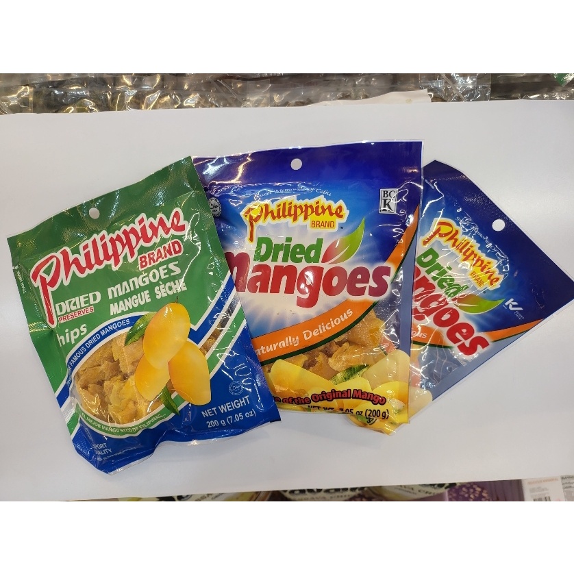 Philippine Brand Dried Mango Slice & Chips | Shopee Philippines