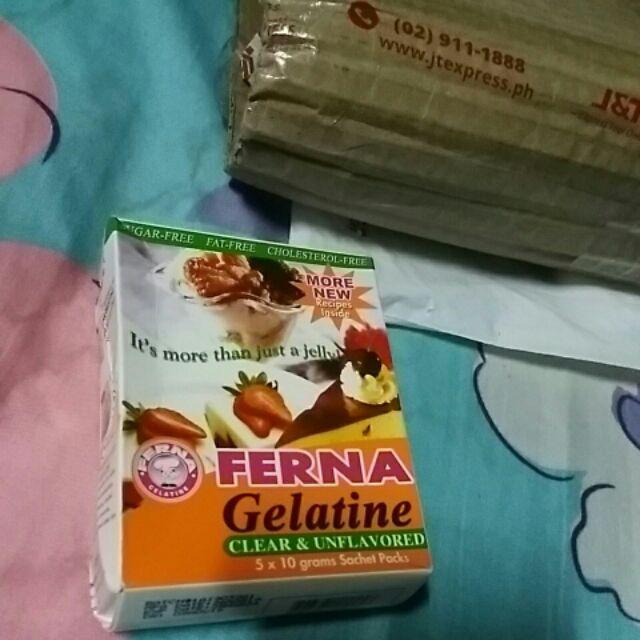 Ferna Gelatine Powder 5 x 10g | Shopee Philippines