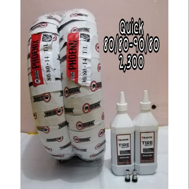 QUICK PHOENIX TUBELESS 80/80-90/80 BY 14 FOR MIO /BEAT /CLICK /SKYDRIVE ...