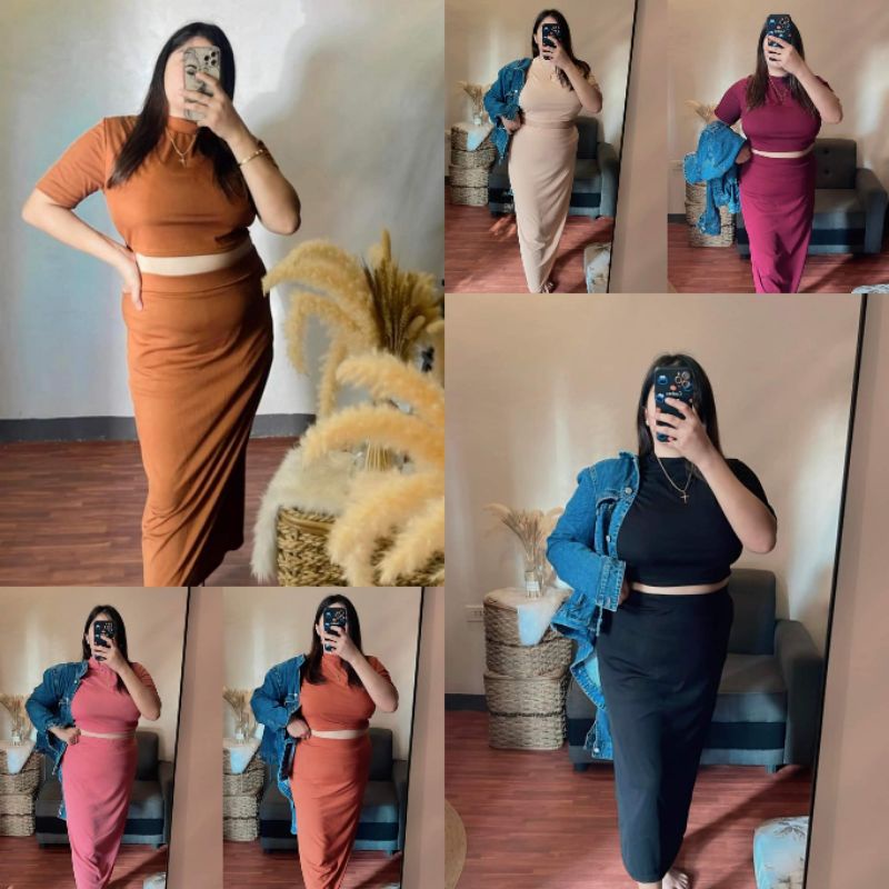 The Latest Brands Plus size Coordinates (Joanna) top and skirts (L ...