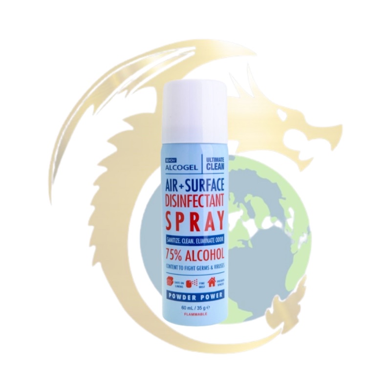 BENCH Alcogel Air & Surface Disinfectant Spray 60ml | Shopee Philippines