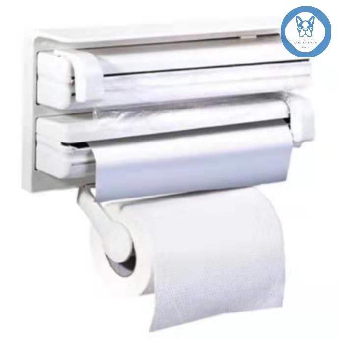 KM 3 in 1 Kitchen Triple Paper Dispenser/ Foil/ Cling Wrap (COD ...