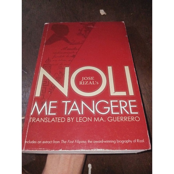 Noli me tangere by Leon Ma. Guerrero | Shopee Philippines