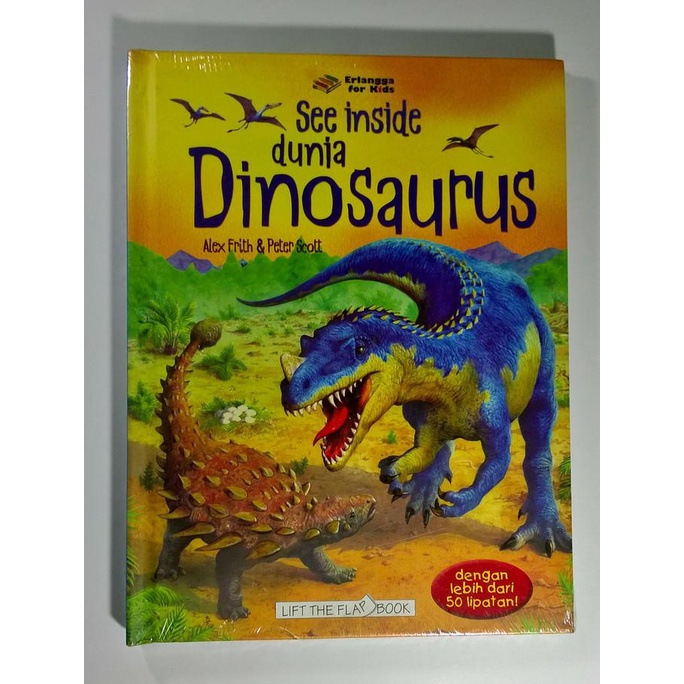 Readyy!! The Latest See Inside Dinosaur World Kids Book For Kids Lift ...