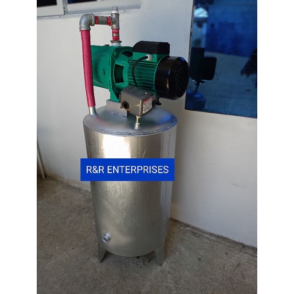 21 GALLON PRESSURE TANK ( GALVANIZED ) ( SET ) MARFLO JET-100 1HP. made ...