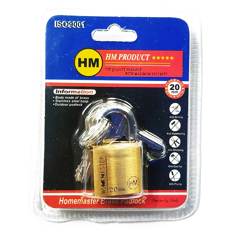 Home Master Brass Padlock | Shopee Philippines