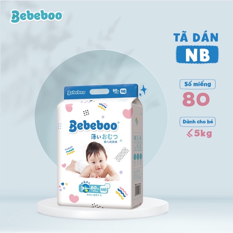 Bebe BOO Made In Japan Diapers / Stickers S70 / M60 / L50 / XL46 ...