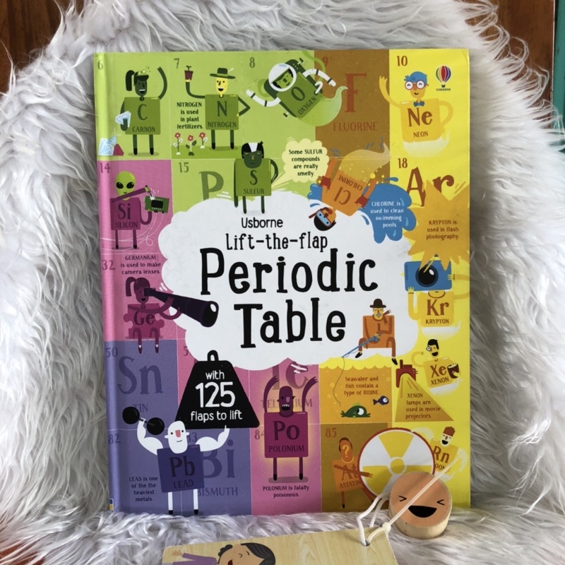 Usborne Lift The flap Periodic table | Shopee Philippines
