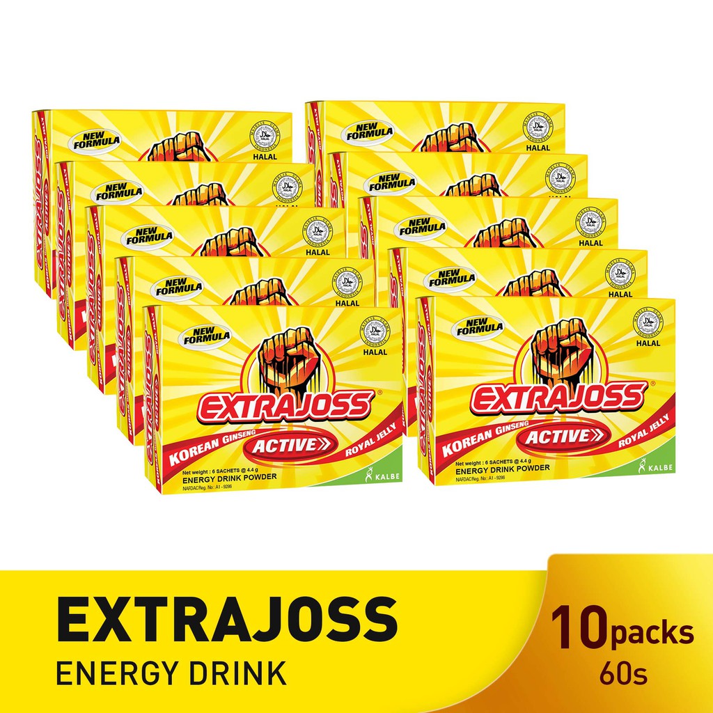 Extra Joss Energy Drinks 10 Packs (60 Sachets) | Shopee Philippines