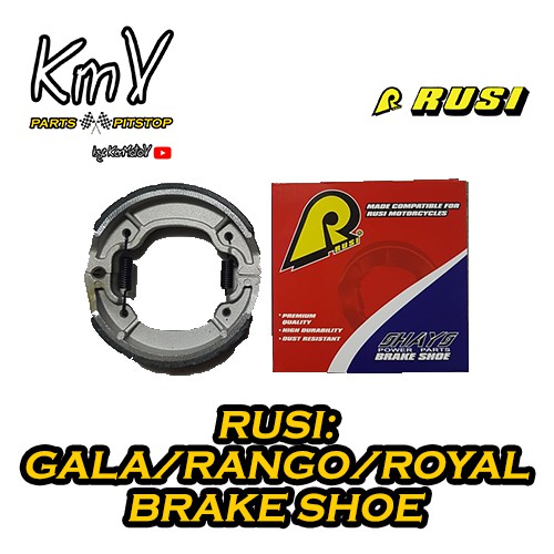 RUSI Gala/Rango/Royal Brake Shoe (Rear) | Shopee Philippines