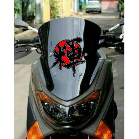 Yamaha NMAX V1/V2 Visor STICKER Japanese Style WATERPROOF | Shopee ...