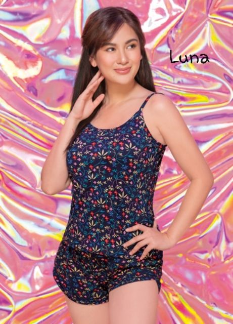 PSS | Natasha Shape Ladies Pambahay Top ShortTerno (Luna) | Shopee ...
