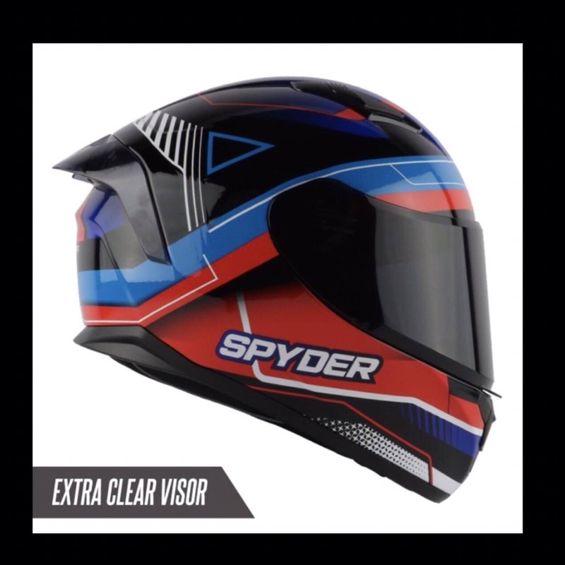 Spyder Full-face Helmet Rogue GD series 3 (FREE EXTRA LENS) | Shopee ...