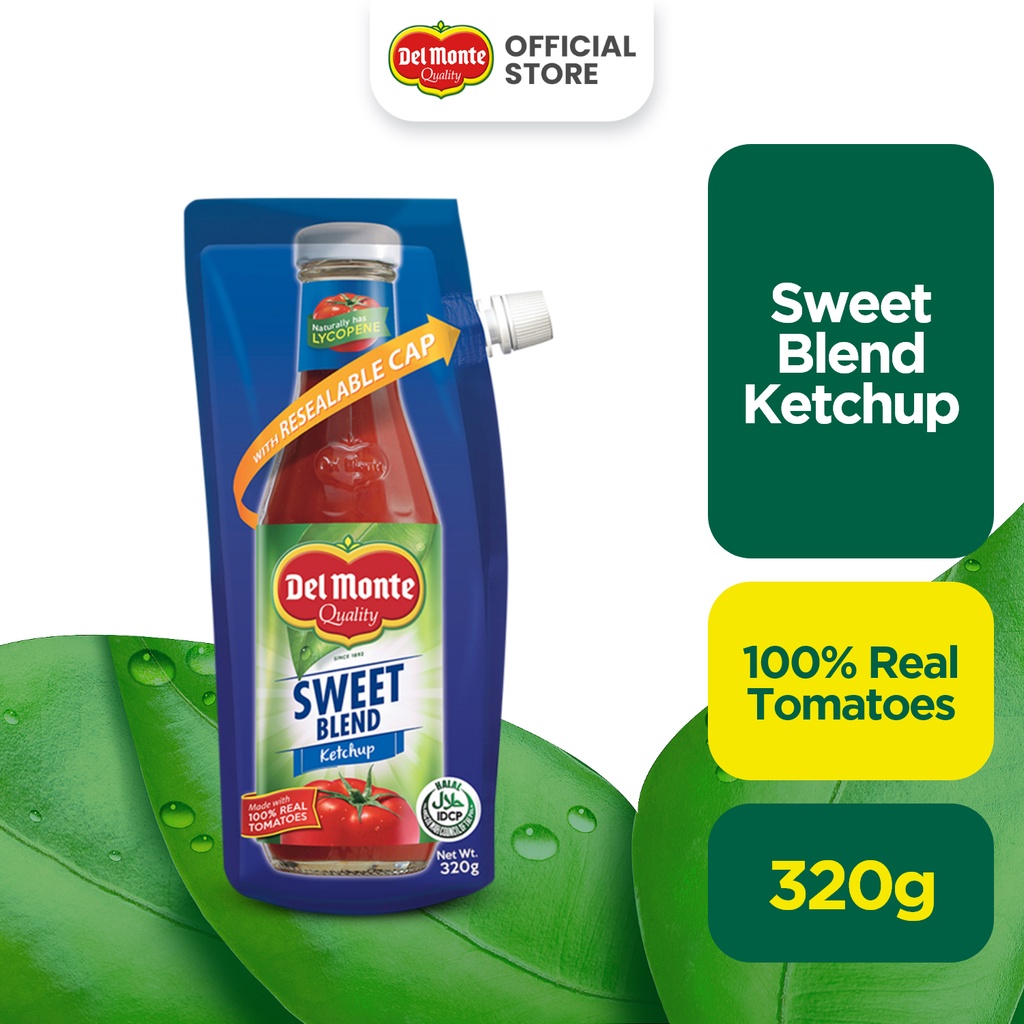 DEL MONTE Sweet Blend Ketchup with High-quality Tomatoes and No ...