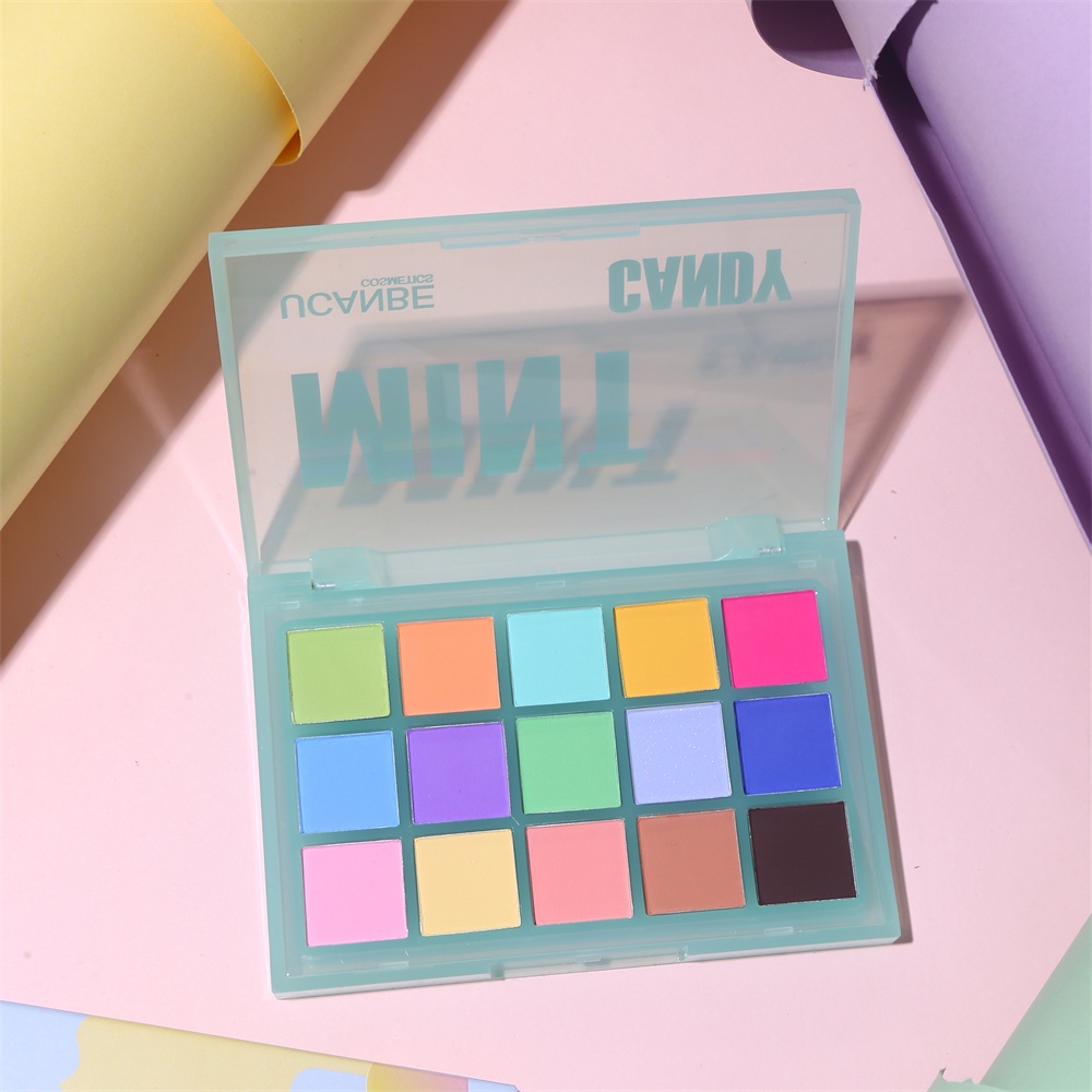 UCANBE Mint Candy Eyeshadow Palette Bright Shimmer Matte Pressed ...