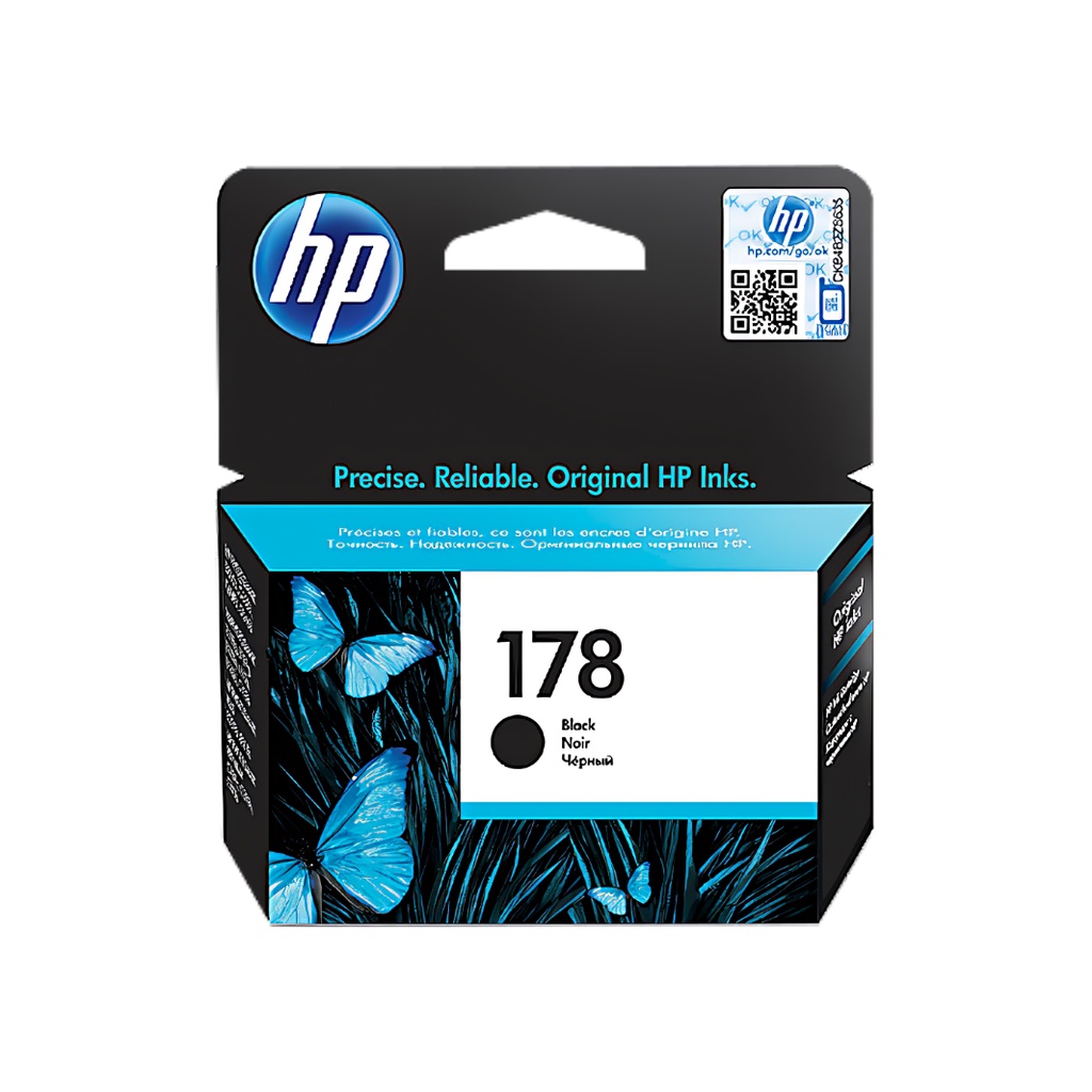 HP ink 178 (Black) Original Ink Advantage Cartridge (CB316HE) Printer ...