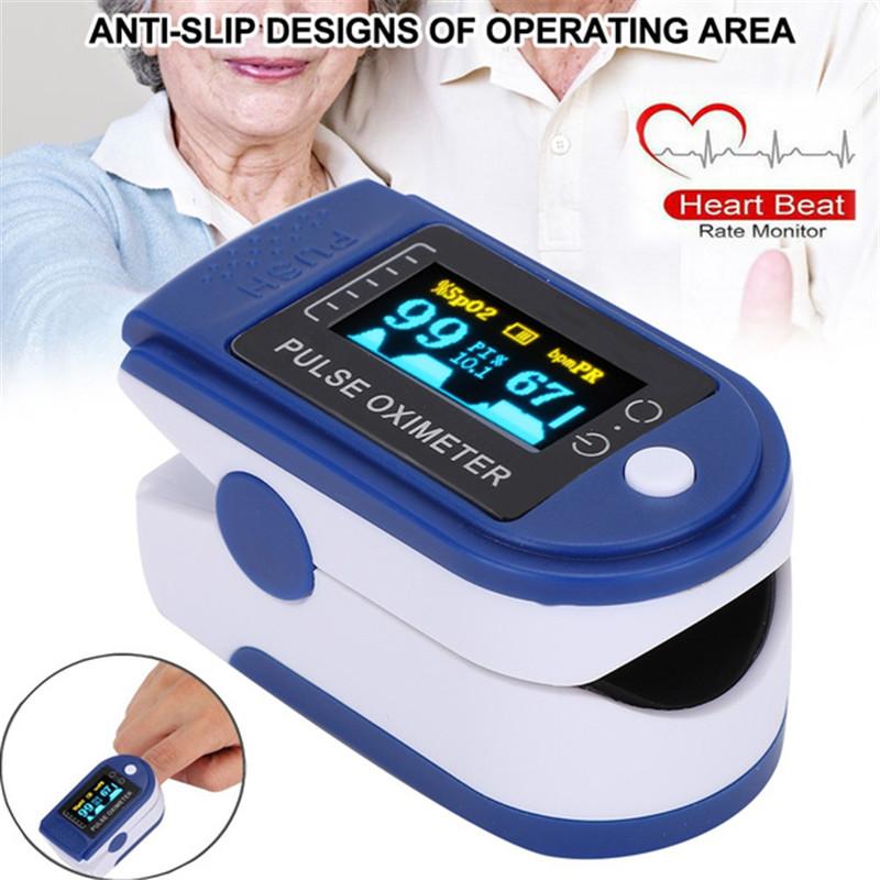 Fingertip Pulse Oximeter Home Oximeter Finger Pulse Oxymeter Finger ...